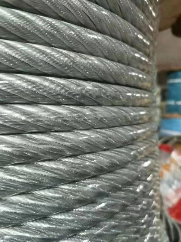 Galvanized Steel Cable Strand Wire Rope 7x7 7x19 6x19+FC 6x7+FC wire strand cable steel wire ...