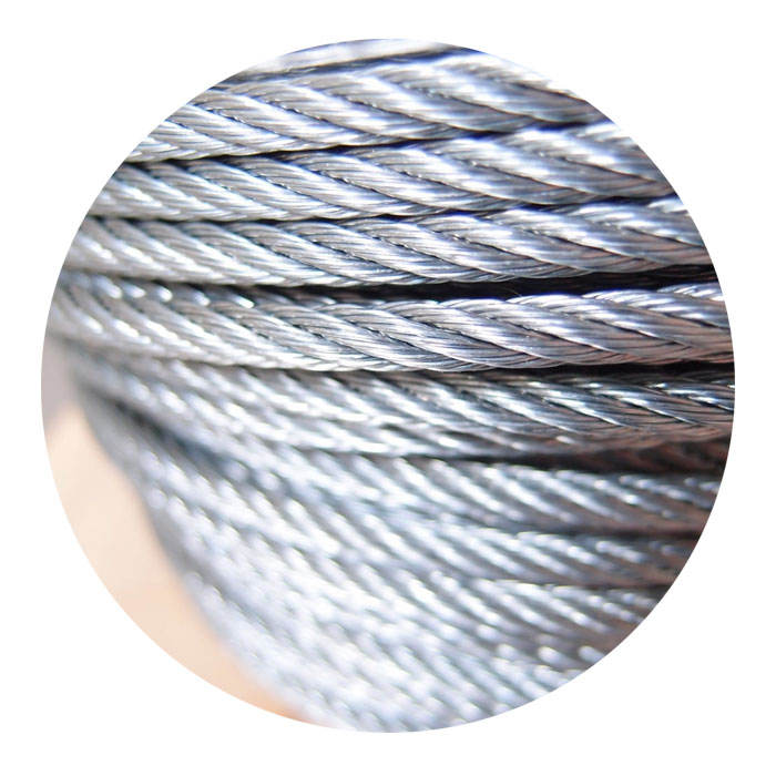 35x7 /35Wx7 Non Rotating Wire Rope for Lifting 25.4mm 28mm Tower Crane ...