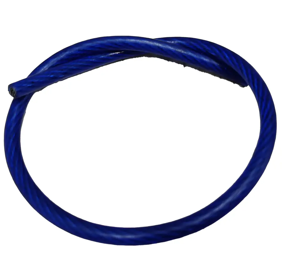 7x7 PVC Coated Wire Rope Diameter 2.5mm Galvanvized And Ungalvanized ...