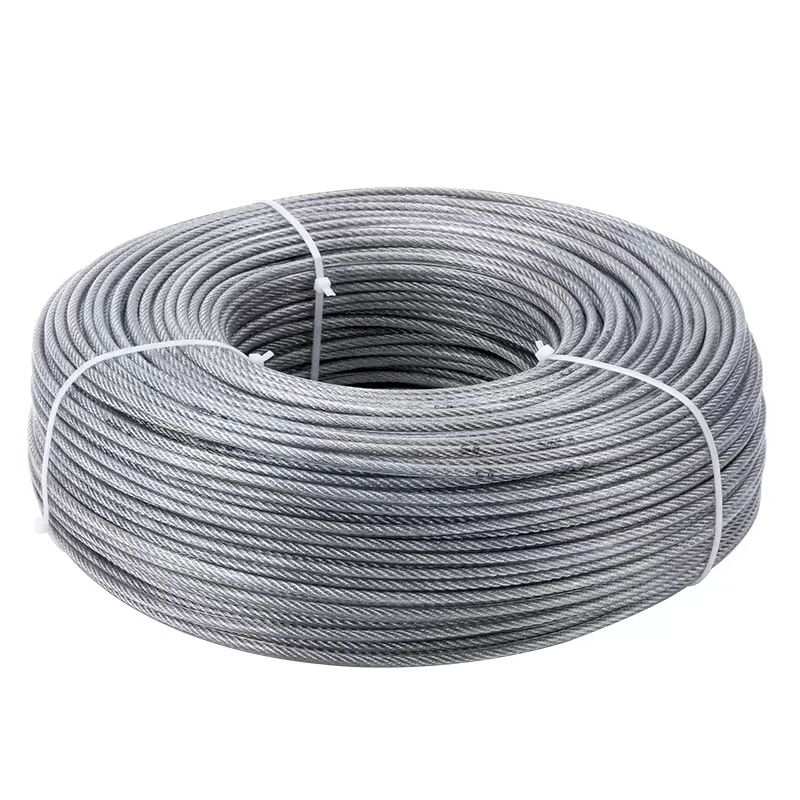Galvanized Steel Cable Strand Wire Rope 7x7 7x19 6x19+FC 6x7+FC Wire ...