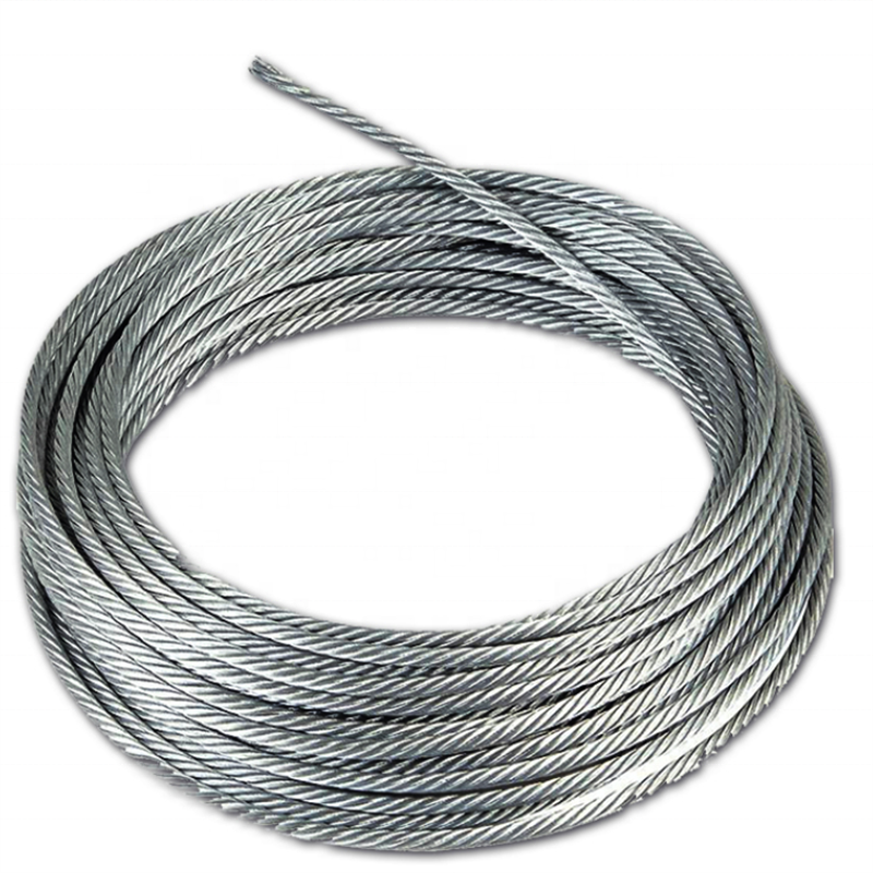 High Quality 6x19 FC 25mm Galvanized Steel Wire Rope for Cable Way ...