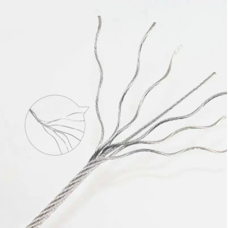 7x19 Galvanized High Tensile Strength Steel Wire Ropes Diameter 12mm ...